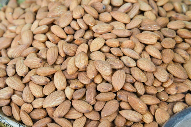 Indian dry fruit-Almond stock photo. Image of brown, garlic - 36188260