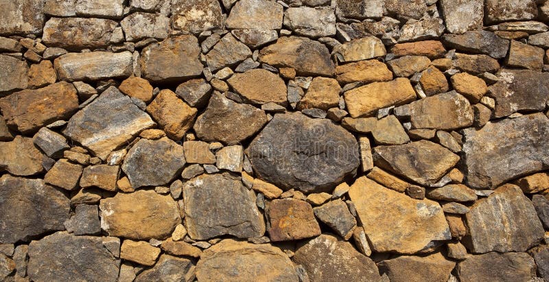 Indian Dry Stone Wall Background Stock Image - Image of stone, india ...
