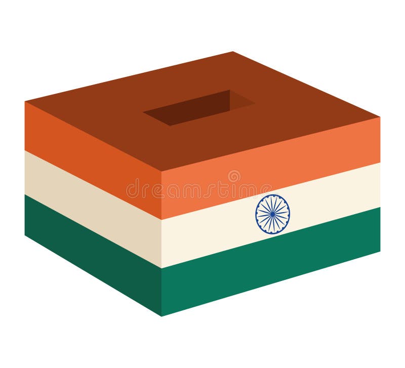 Indian elections box stock vector. Illustration of polling - 310839918