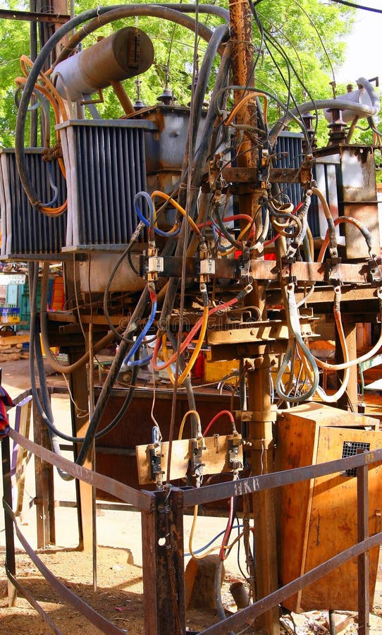 Indian Electricity stock photo. Image of asia, cable, technology - 5572044