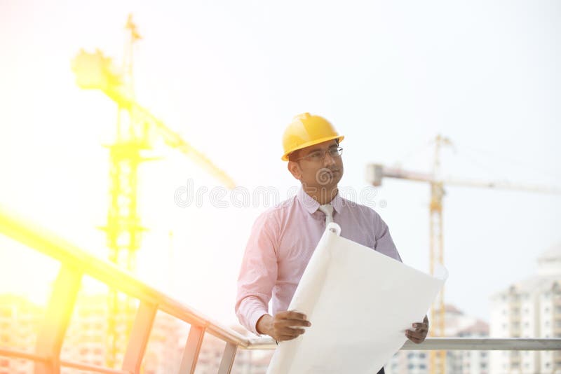 Indian engineer stock photo. Image of architecture, industry - 62825990