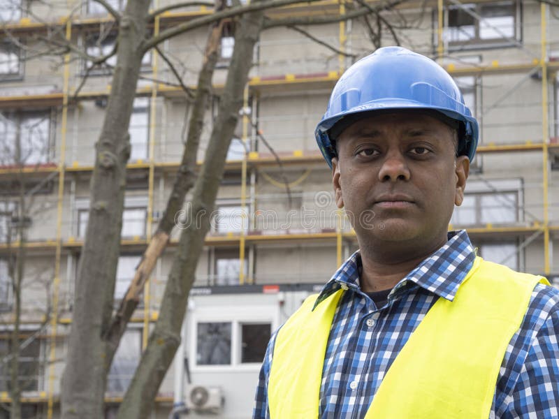 Indian engineer, portrait stock photo. Image of indian - 243878804