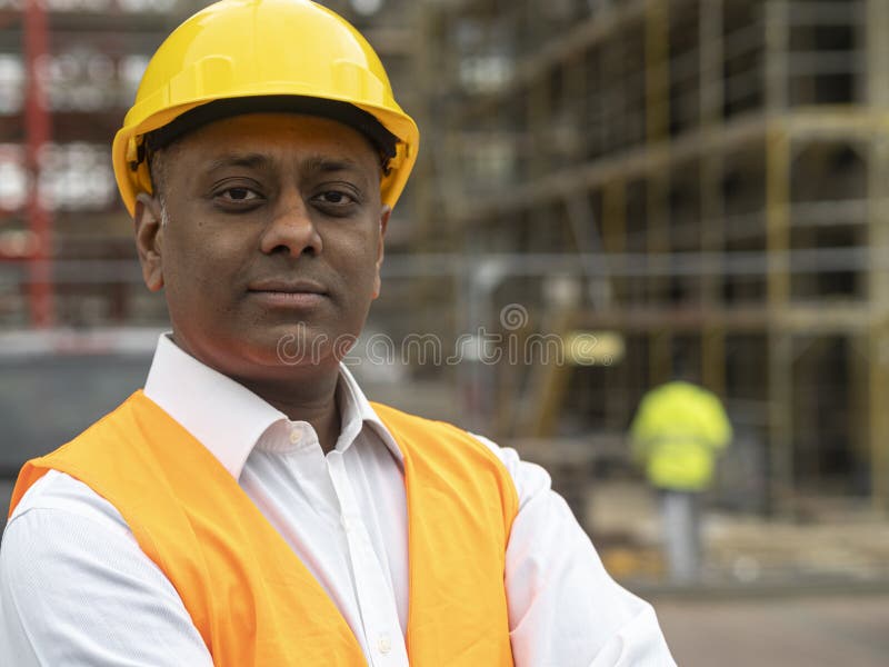 Indian engineer, portrait stock photo. Image of headshot - 243877966