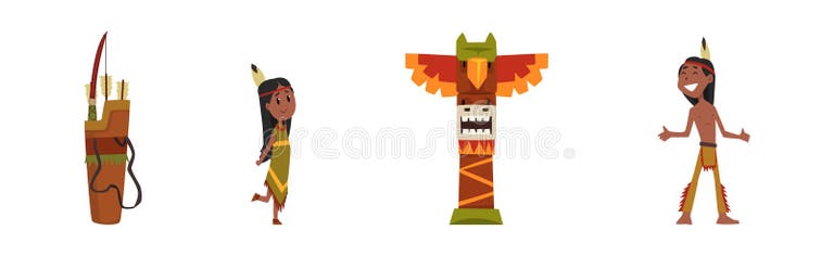 Indian Ethnic Tool and Authentic Object Vector Set Stock Vector ...