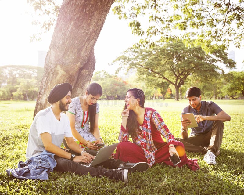 Indian Ethnicity Friendship Togetherness Concept Stock Image - Image of ...