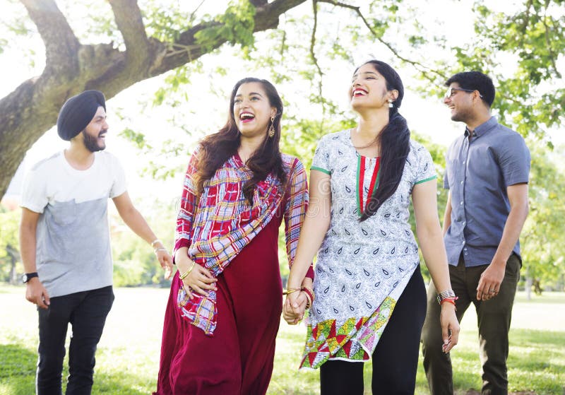 Indian Ethnicity Friendship Togetherness Concept Stock Photo - Image of ...