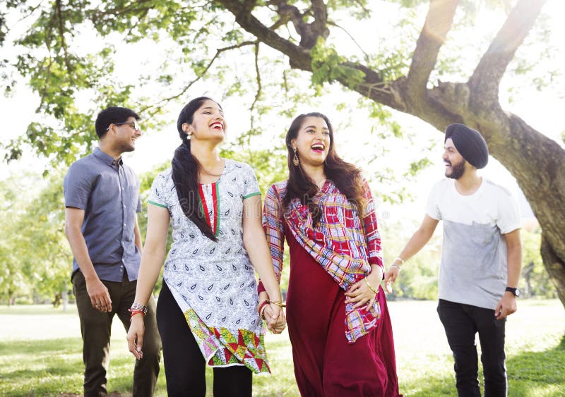 Indian Ethnicity Friendship Togetherness Concept Stock Photo - Image of ...