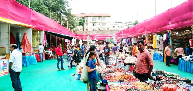 An Indian exhibition fair editorial stock image. Image of indian ...