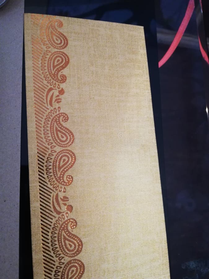 Indian Fancy Envelope Design Art Stock Photo - Image of design ...