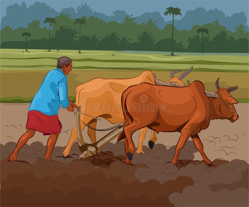 Indian Agriculture Farmer Stock Illustrations – 2,700 Indian ...