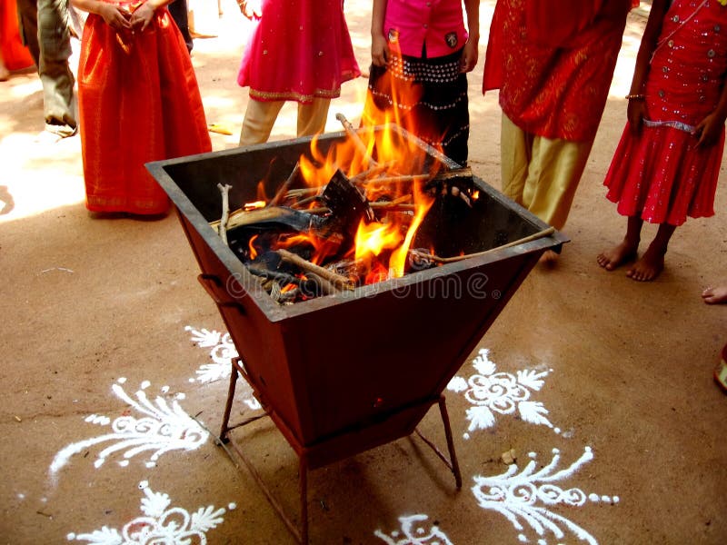 Indian Fire Worship Iii Stock Photos - Free & Royalty-Free Stock Photos ...