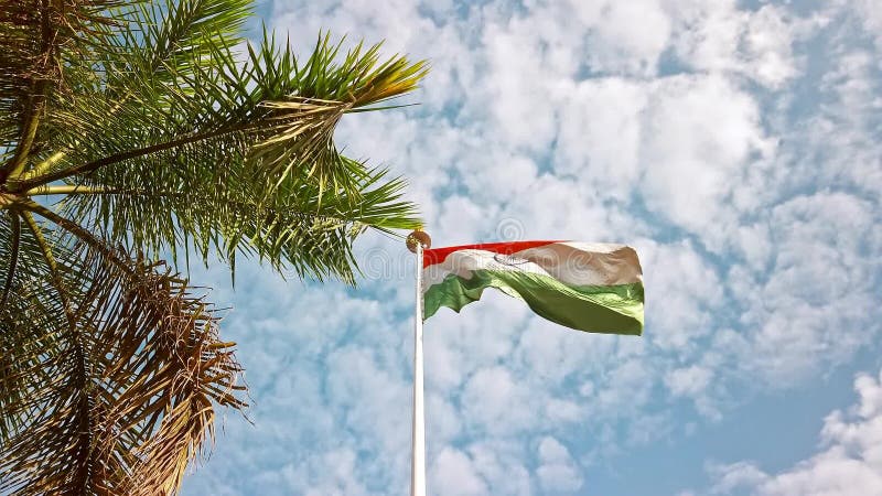 Indian Flag at Chennai Central Railway Station. Stock Video - Video of ...