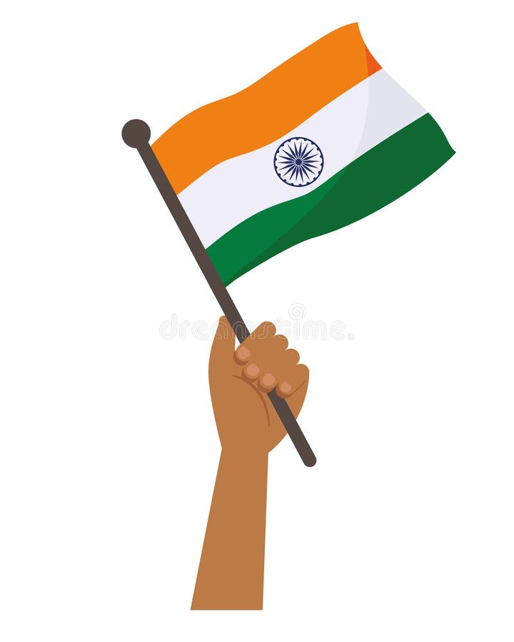 Indian Flag Waving Proudly, Symbol of Patriotism and Freedom Generated ...