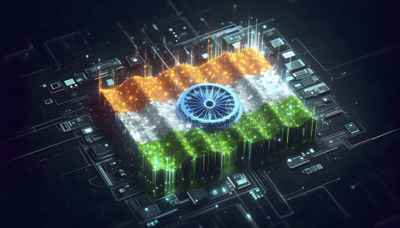 Indian Flag, Ai Created Image Stock Photo - Image of detailed, freedom ...
