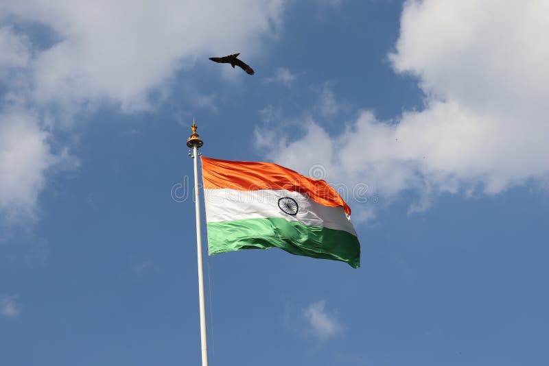 Indian Flag at Shanivar Vada Pune Stock Photo - Image of pune, vada ...