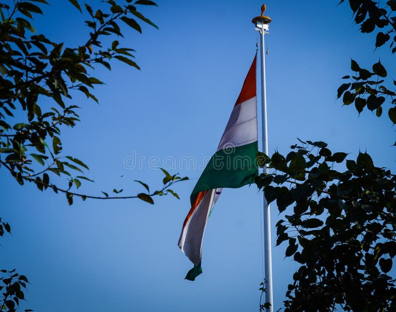 Indian Flag in Sky HD Images Stock Image - Image of independence, flag ...
