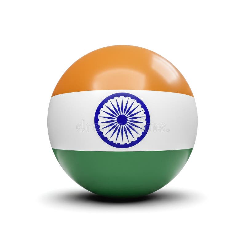 Indian Flag Sphere Design for National Celebration and Educational Use ...
