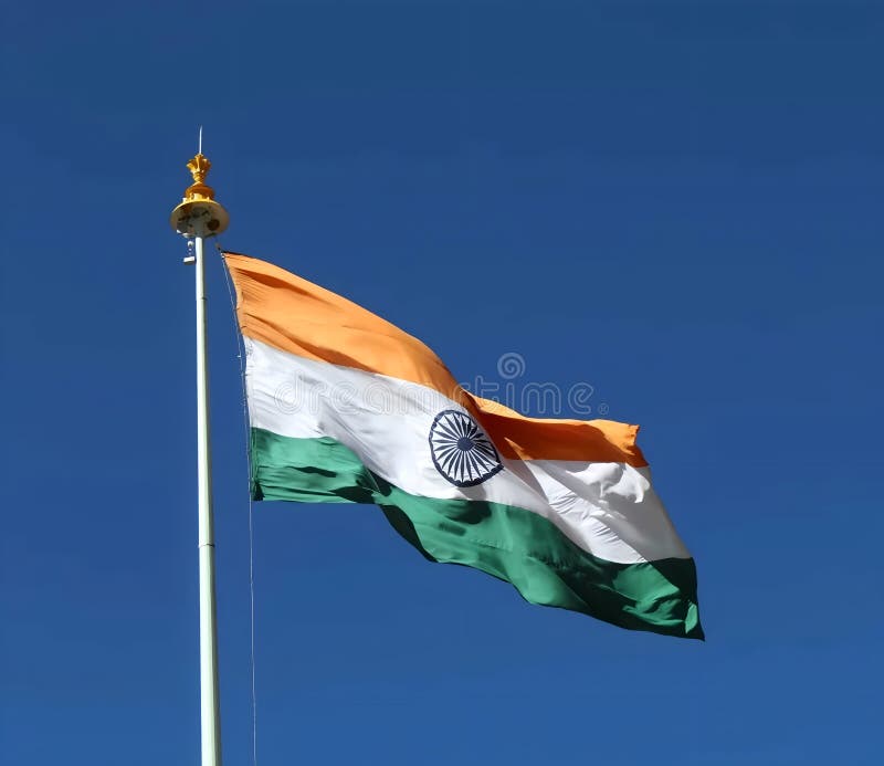 Indian Flag Tricolour Moving Stock Image - Image of moving ...