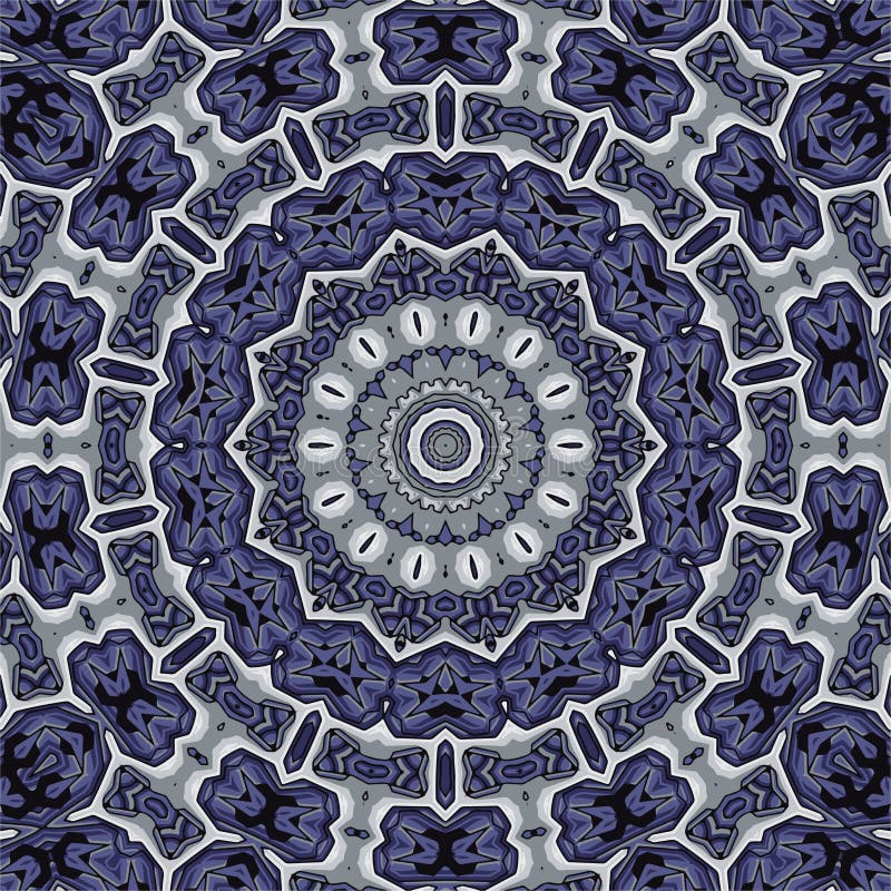 Indian Floral Paisley Medallion Pattern. Ethnic Mandala Ornament Stock ...