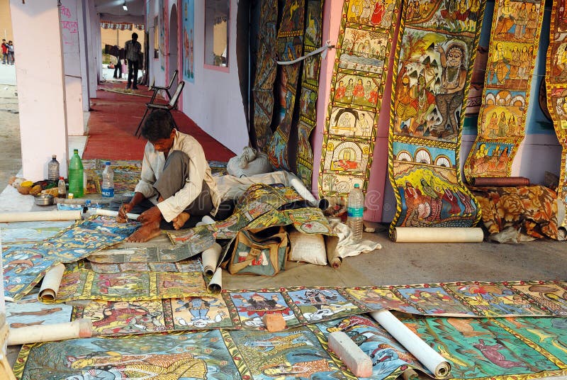 Indian folk Painting editorial photo. Image of painted - 16796006