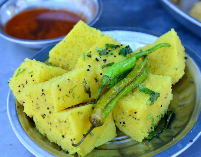 Indian Food Dhokla stock image. Image of dhokla, delicacy - 44178343