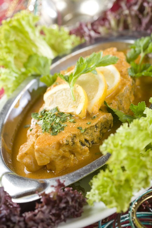 Indian food, Fish Curry stock image. Image of delicious - 21825735