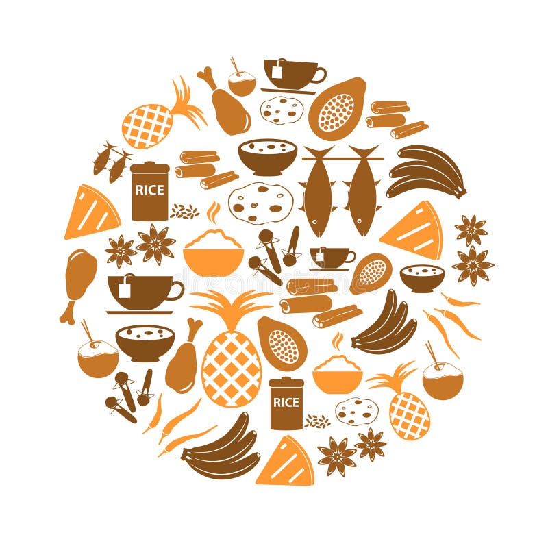 India Food Icons Stock Illustrations – 746 India Food Icons Stock ...
