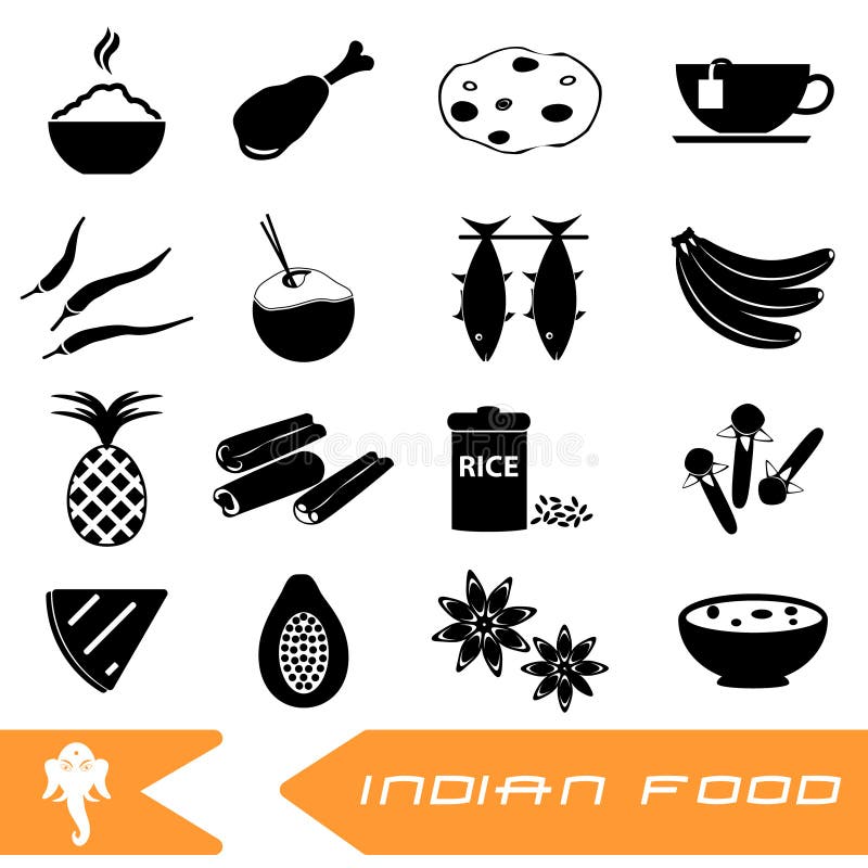 India Food Icons Stock Illustrations – 746 India Food Icons Stock ...