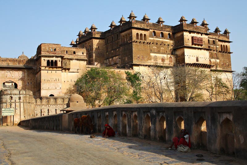 Indian Fort of Bhangrah stock image. Image of india - 128432141