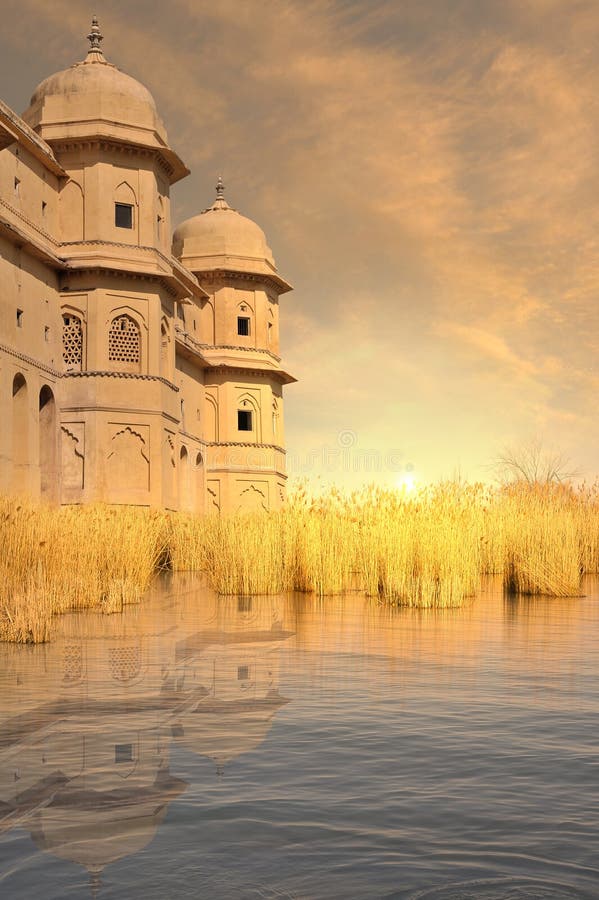 Indian fort. stock photo. Image of asiatic, coast, castle - 62650576