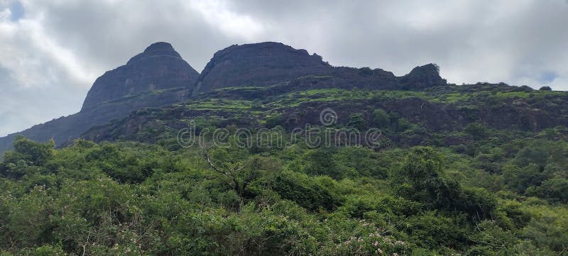 Indian fort view stock photo. Image of terrain, ridge - 341766200
