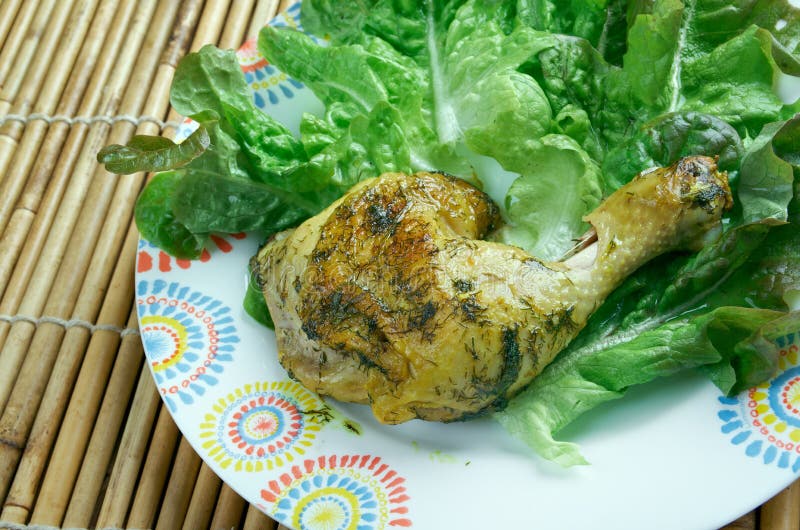 Indian Garlic Chicken stock photo. Image of special, delicacy - 58335942