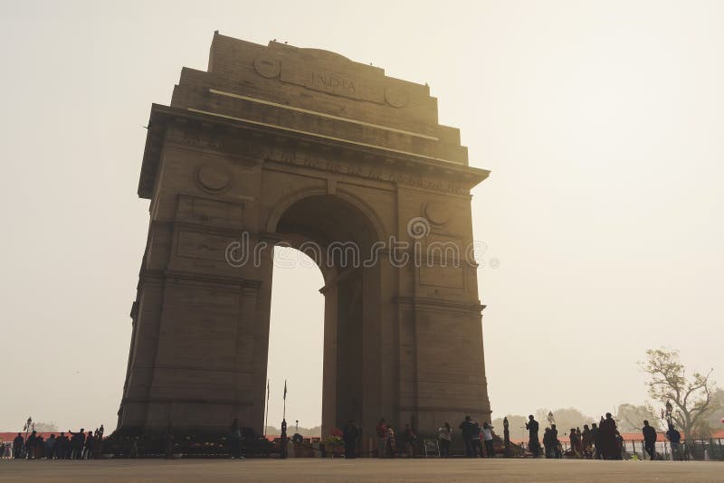 Indian Gate is a Memorial To Soldiers of India Editorial Photography ...