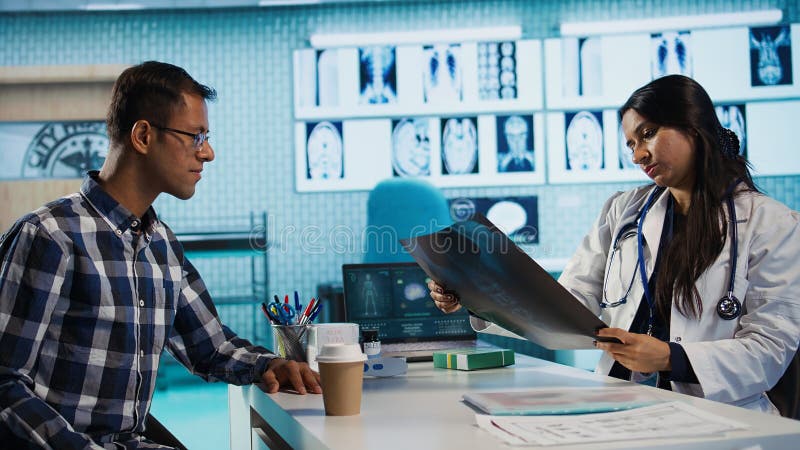 Indian General Practitioner and Patient Engage in a Medical ...