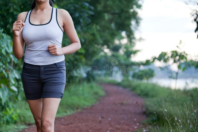 Indian Girl on Morning Exercise Stock Image - Image of human, natural ...