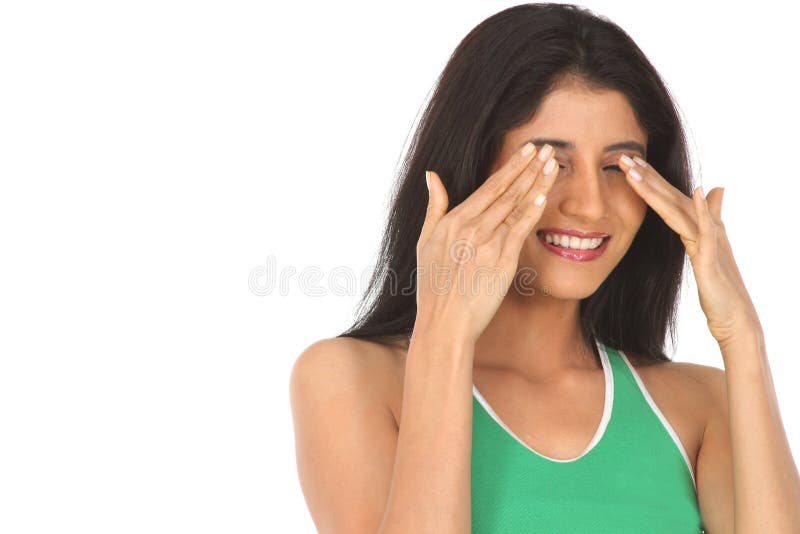 Indian Girl Shutting Her Eyes Stock Photos - Free & Royalty-Free Stock ...