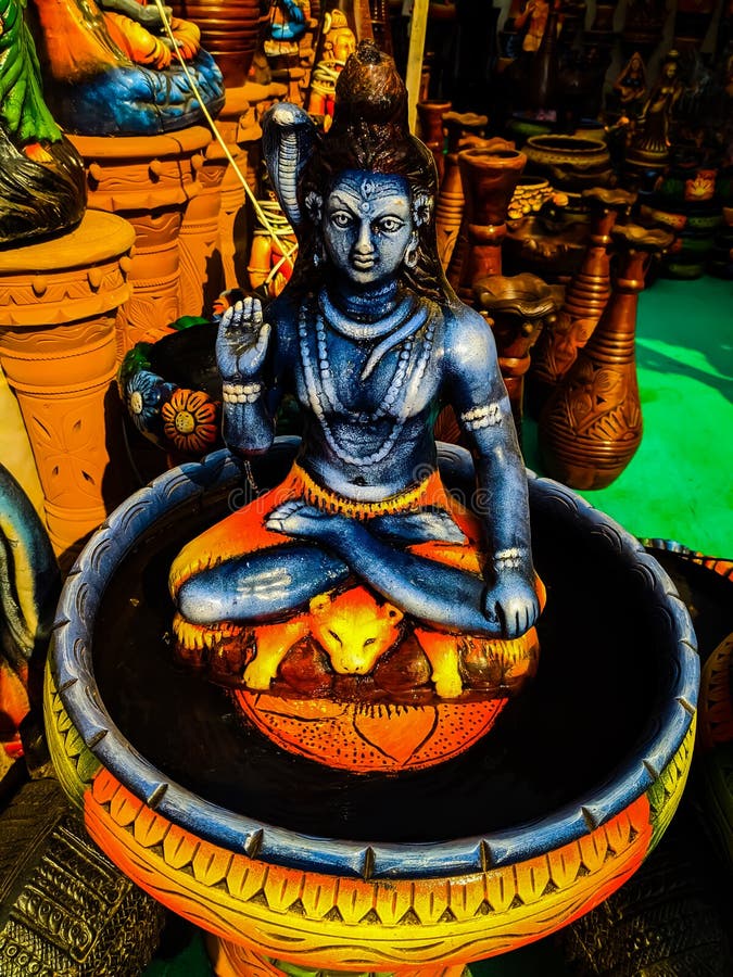 Indian god of mahadev stock photo. Image of clothing - 204404910