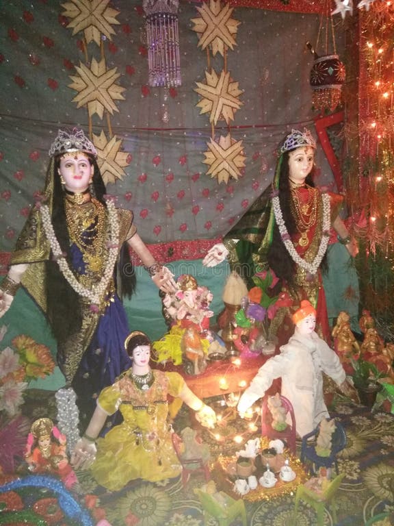 Indian God Mahalaxmi Maa Devi Stock Image - Image of devi, mahalaxmi ...