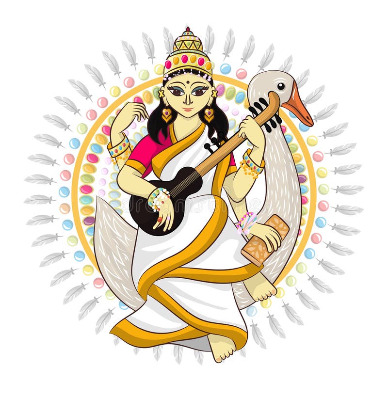 Indian God Vector Hinduism Godhead Stock Vector - Illustration of ...