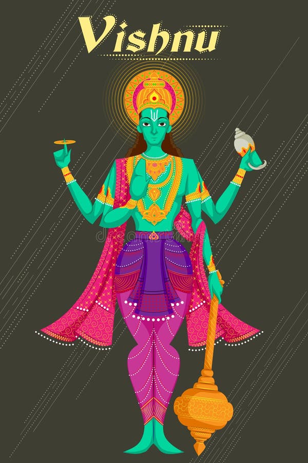 Vishnu Stock Illustrations – 3,792 Vishnu Stock Illustrations, Vectors ...