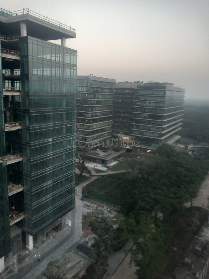 Indian Godrej Tha Three Building Stock Photo - Image of building, three ...