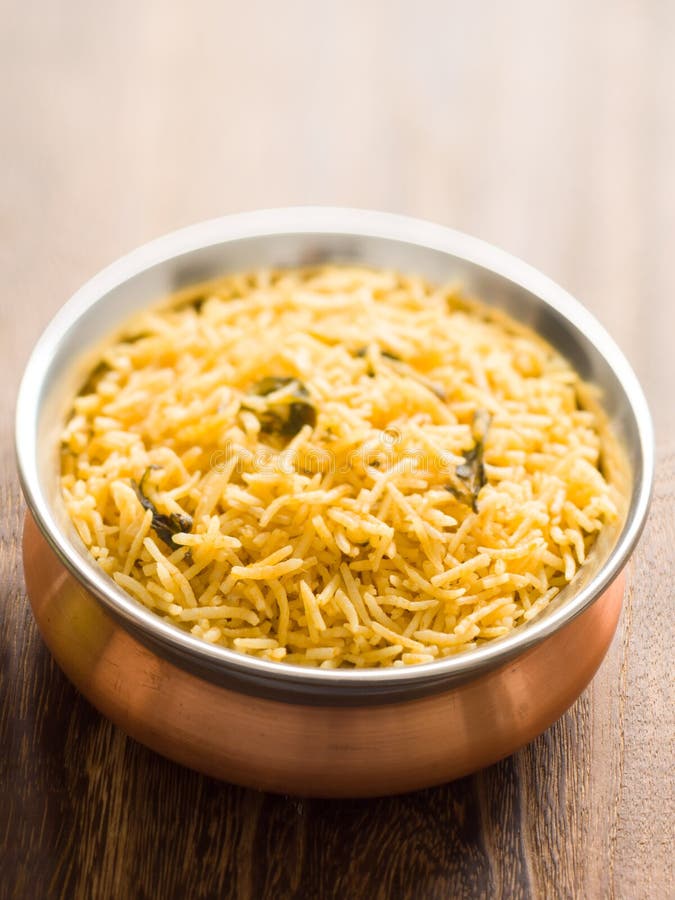 Indian golden biryani rice stock photo. Image of biryani - 44562830