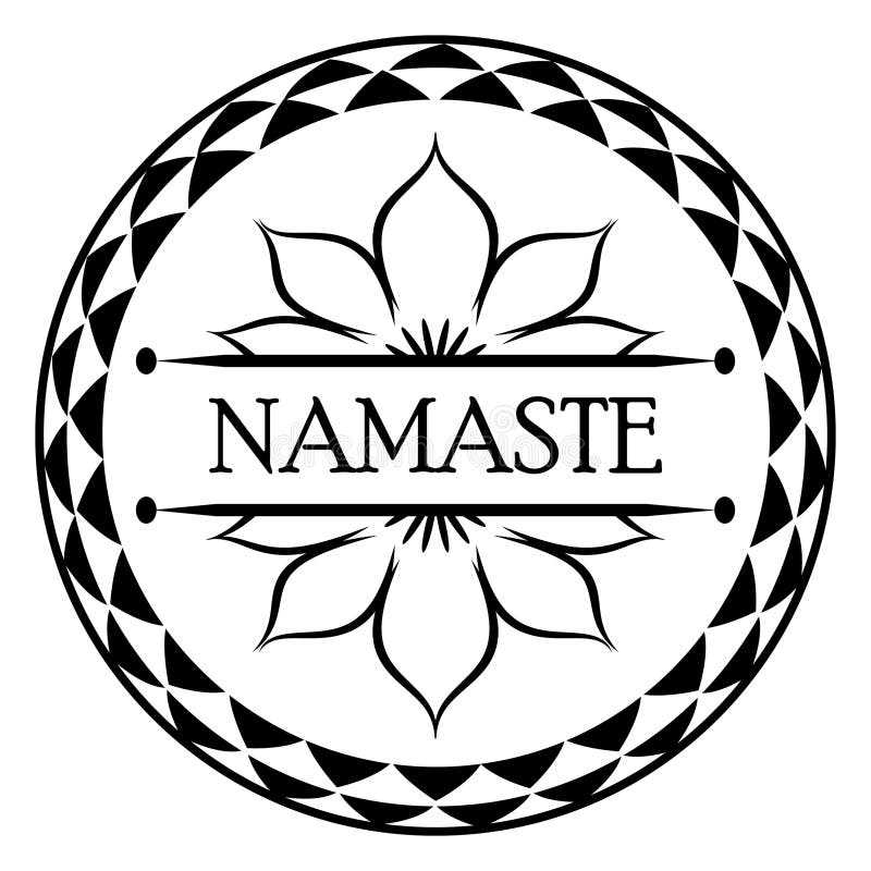 Namaste Facebook Cover Symbol