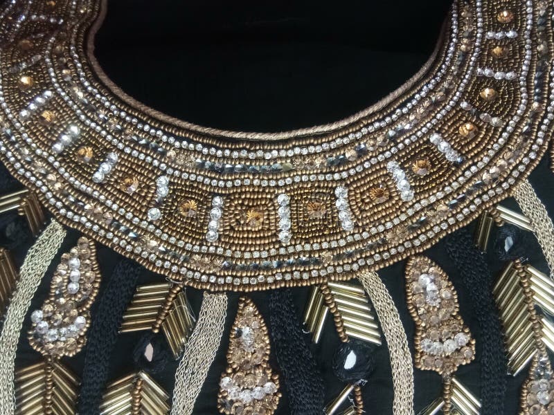 Indian Hand Embroidery Dabka Work Stock Photo - Image of work, indian ...