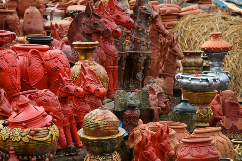 Indian Handicrafts stock photo. Image of culture, idle - 33400584