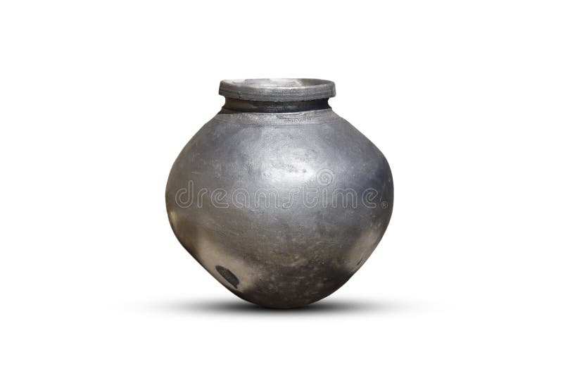 Indian Handmade Ou or Earthen Pot or a Clay Pot, a Earthen Pot with ...