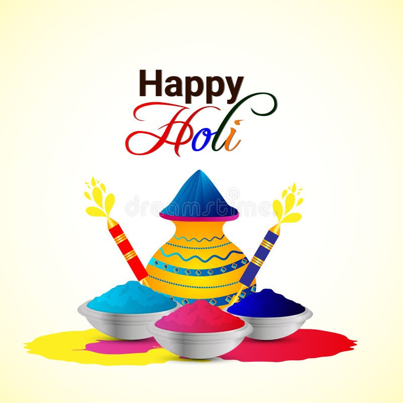 Indian Holi Pot Stock Illustrations – 1,107 Indian Holi Pot Stock ...