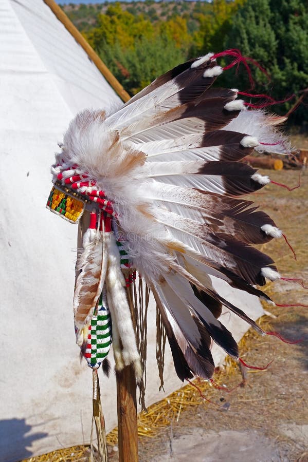 Indian feathers stock photo. Image of culture, america - 9336036