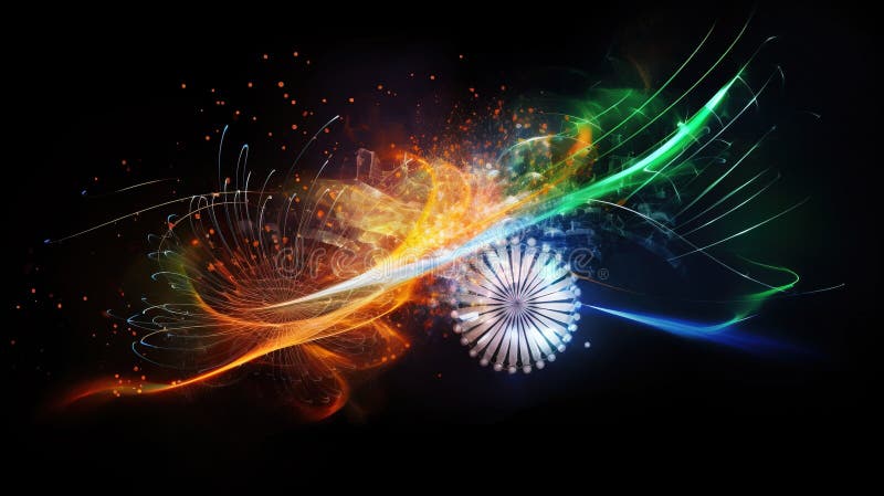 Indian Independence Day, Abstract Background, Modern Technology Concept ...