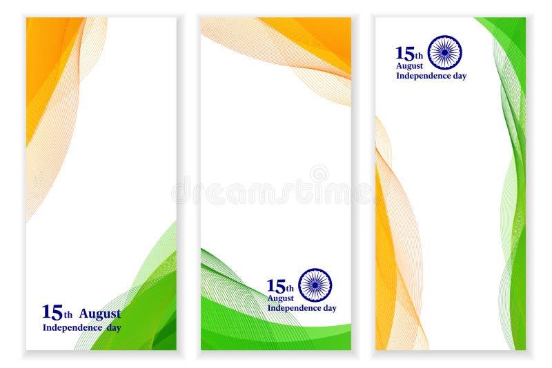 Indian Independence Day Concept Background Stock Vector - Illustration ...